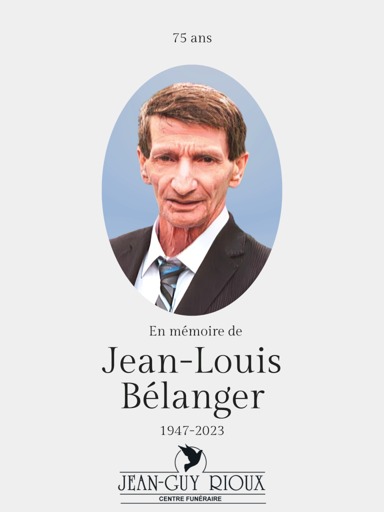 Jean-Louis Bélanger | Journal Le Soir