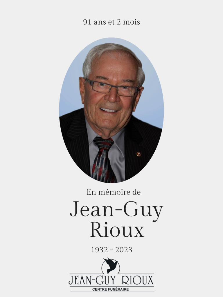 Jean-Guy Rioux | Journal Le Soir