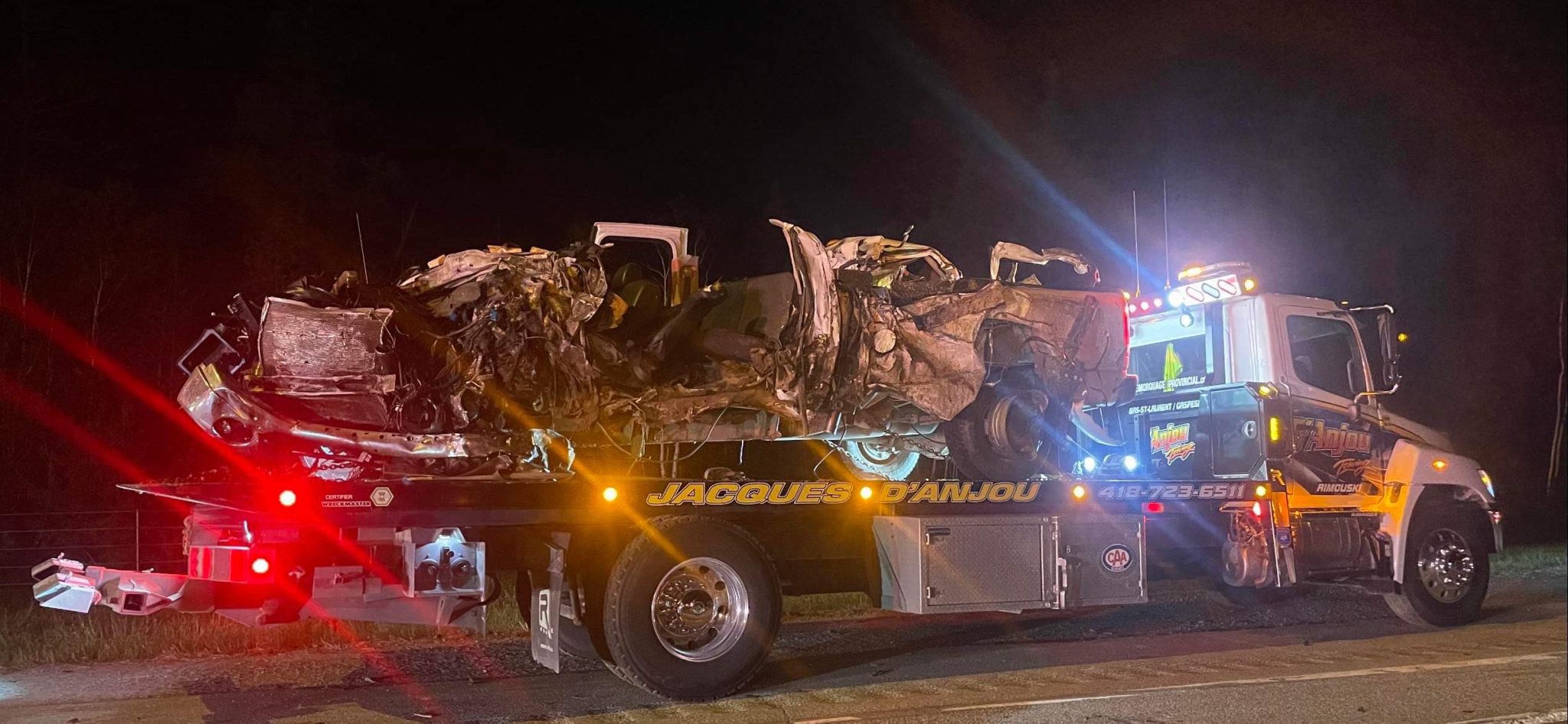 Une collision force la fermeture de l’autoroute 20 | Journal Le Soir