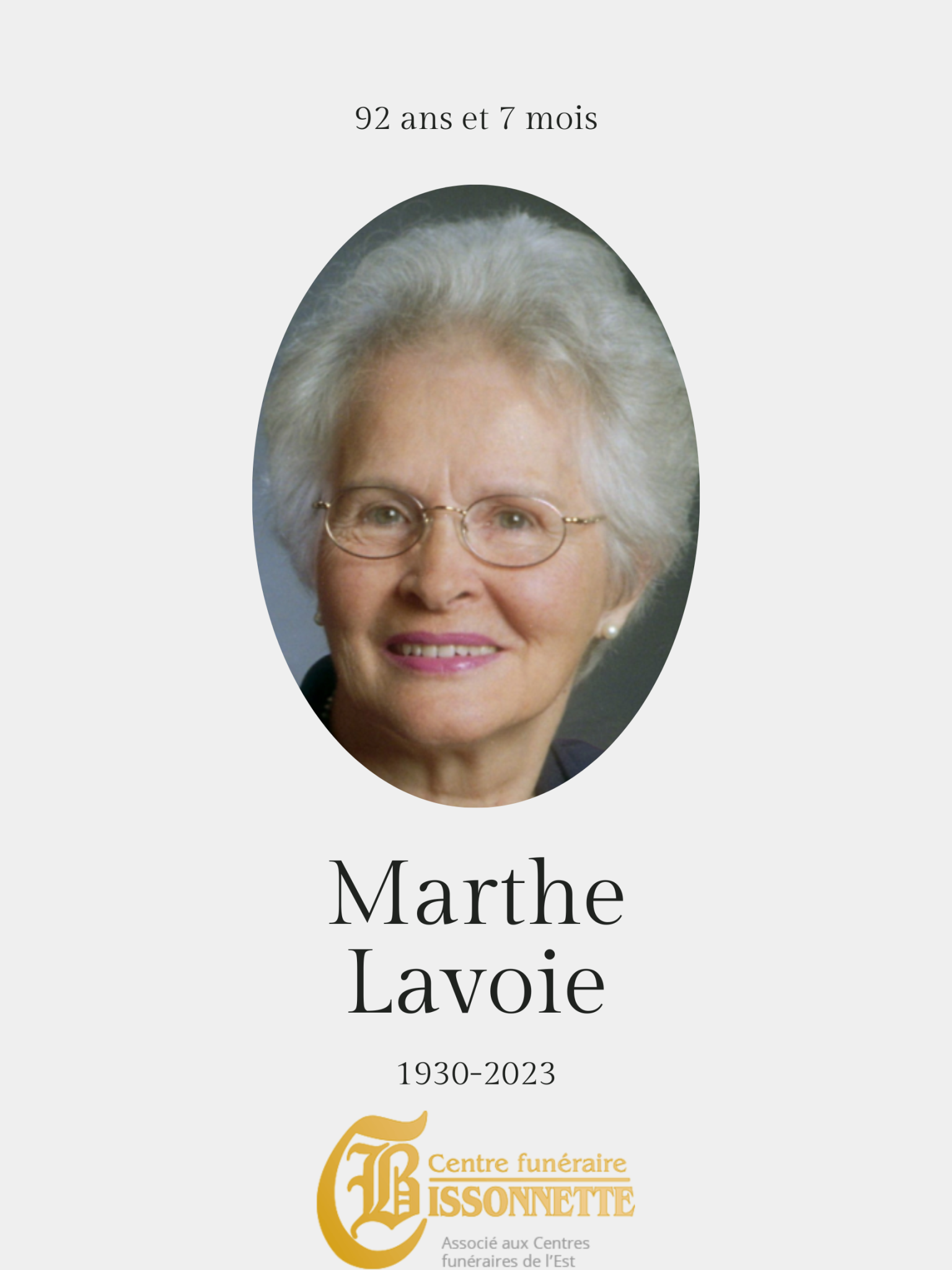 Marthe Lavoie | Journal Le Soir