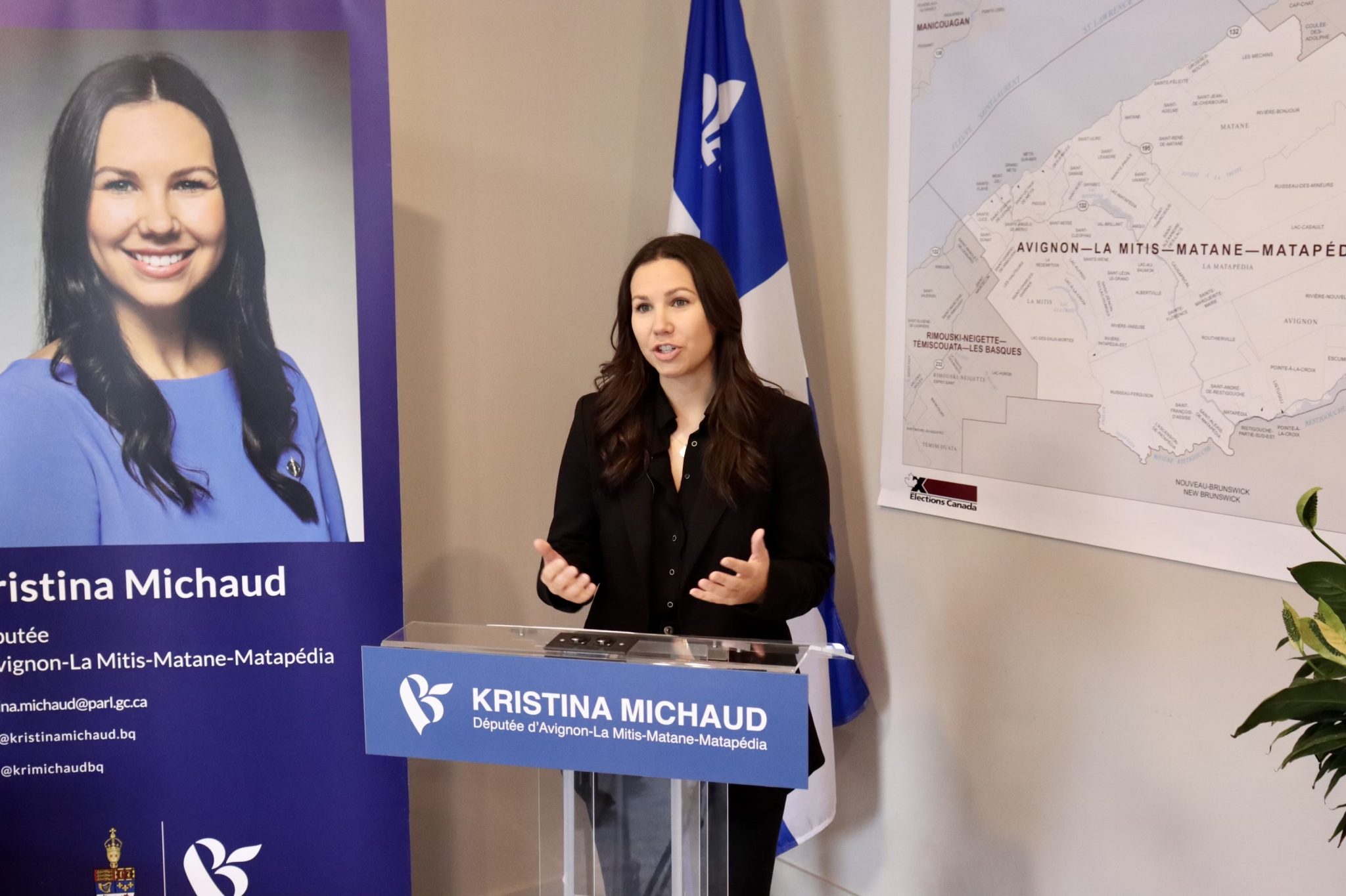 Plus de 700 000$ pour la circonscription de Kristina Michaud | Journal ...