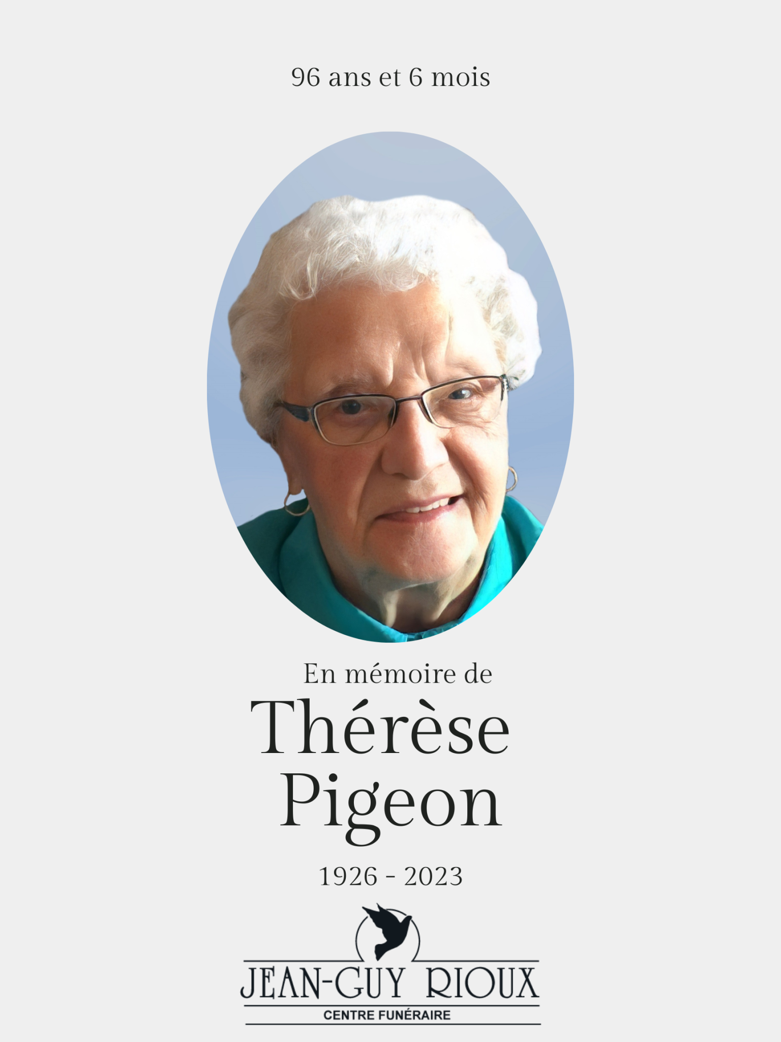 Thérèse Pigeon | Journal Le Soir