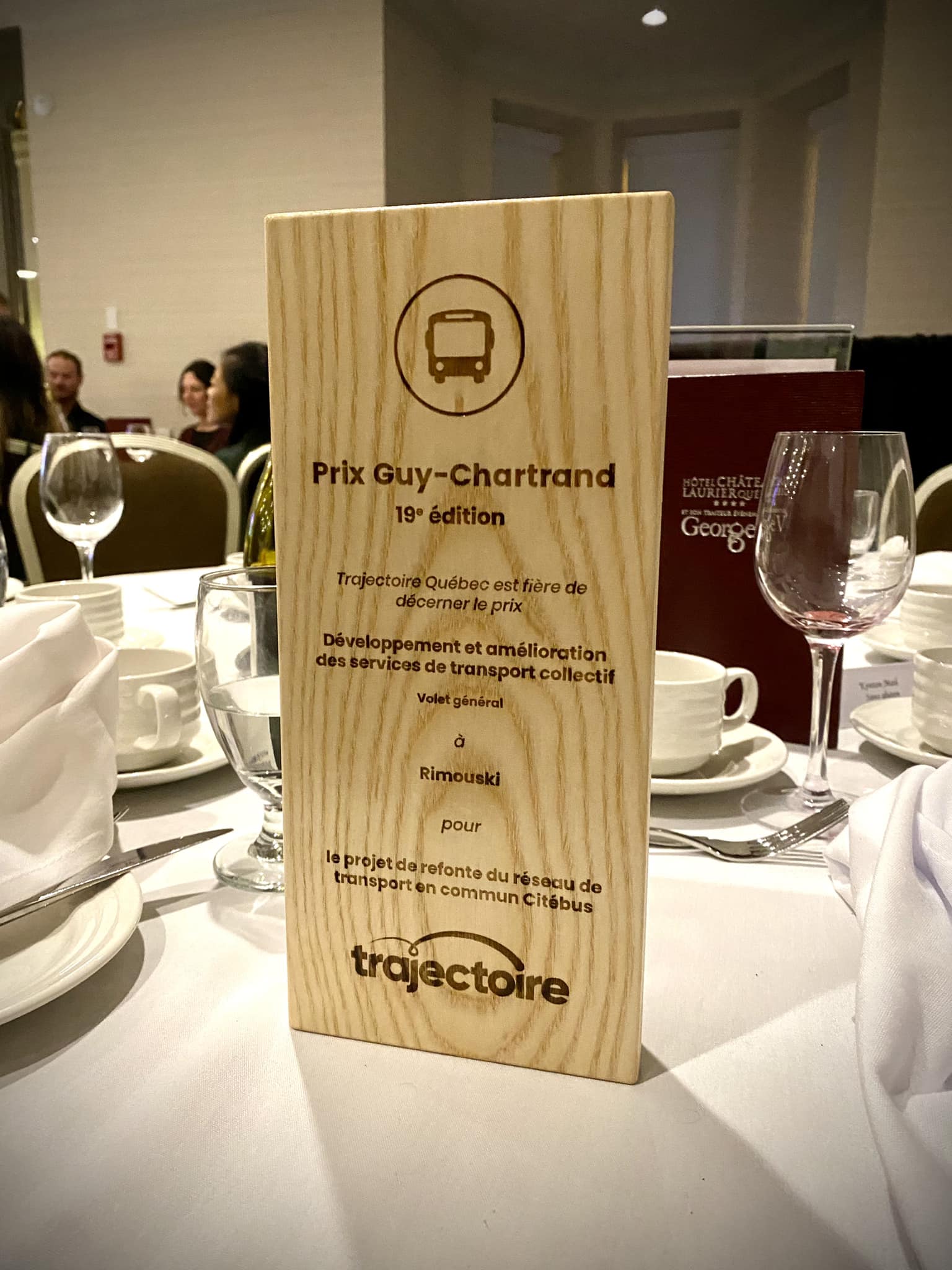 La STR remporte le Prix Guy-Chartrand | Journal Le Soir