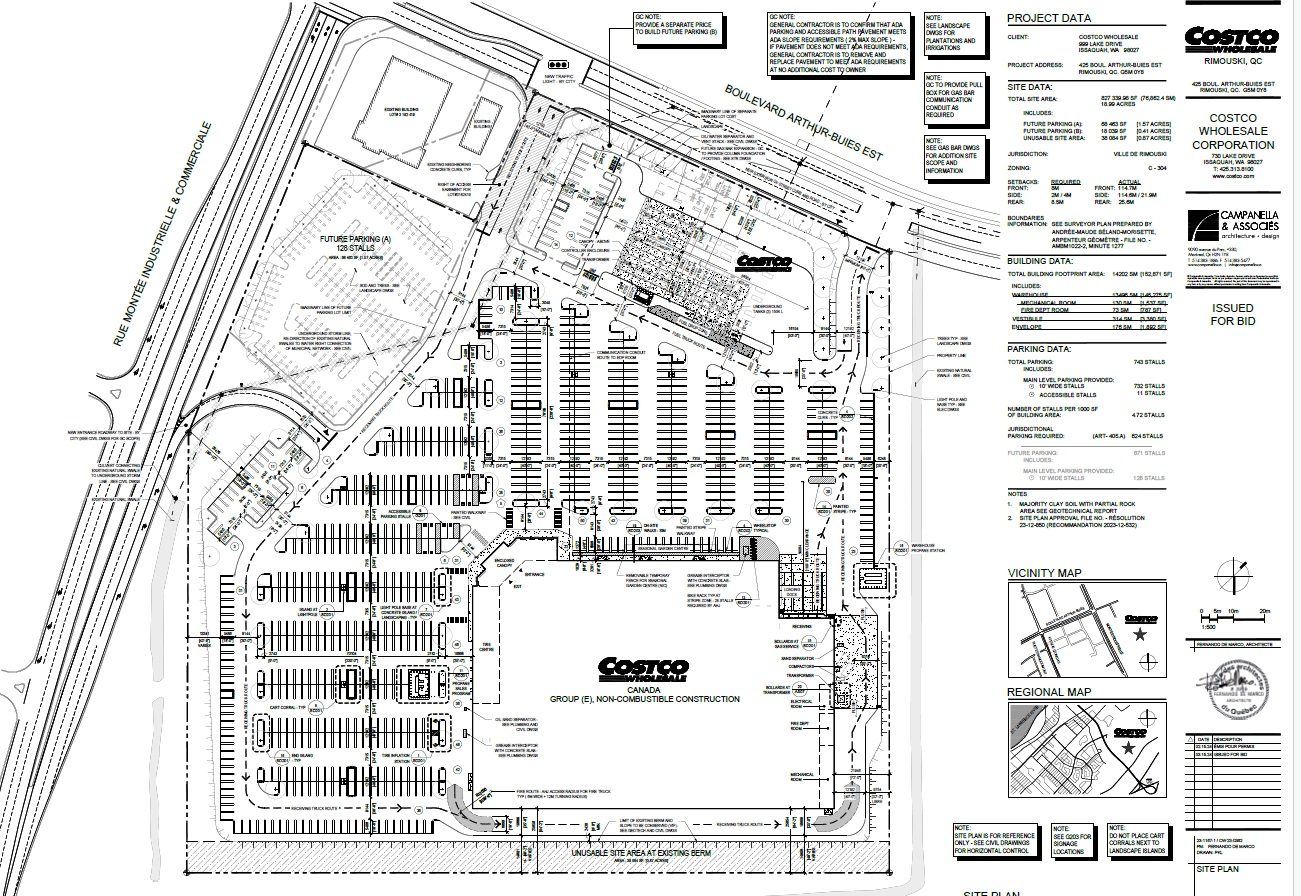 Costco : les nouveaux plans dévoilés pour Rimouski | Journal Le Soir