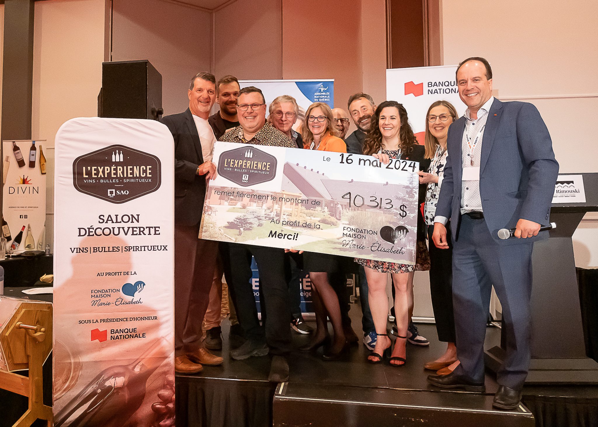 Expérience | Vins | Bulles | Spiritueux 2024 : 42 000 $ amassés ...