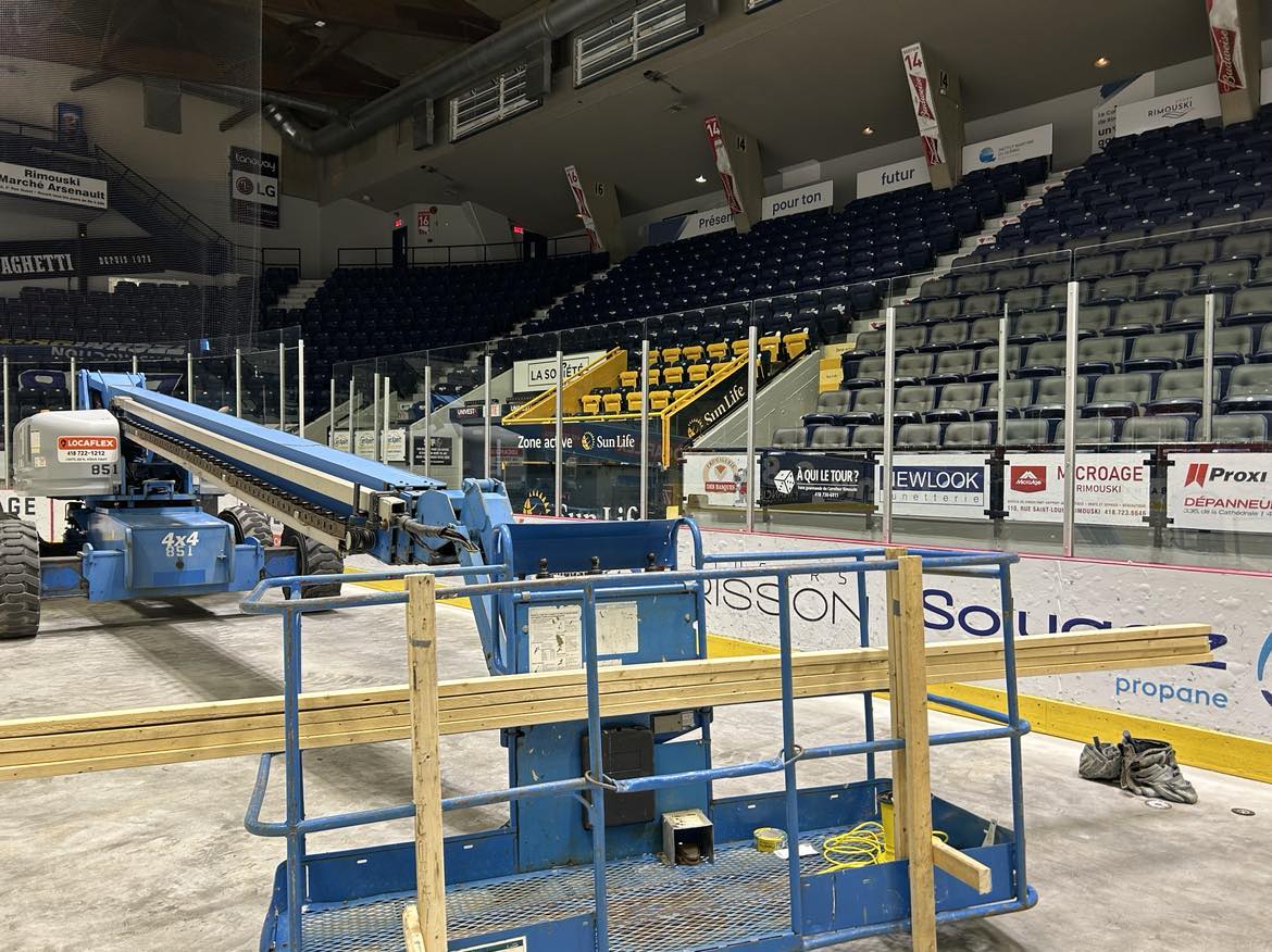 Bandes flex au Colisée : Rimouski obtient un soutien financier ...