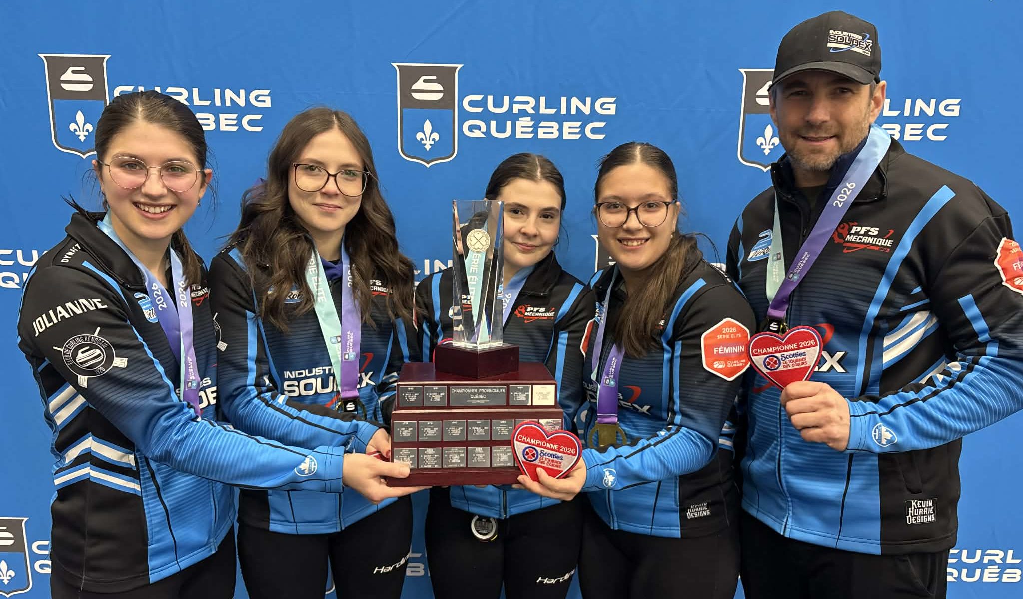 Curling : une équipe junior crée la surprise à Rimouski | Journal Le Soir