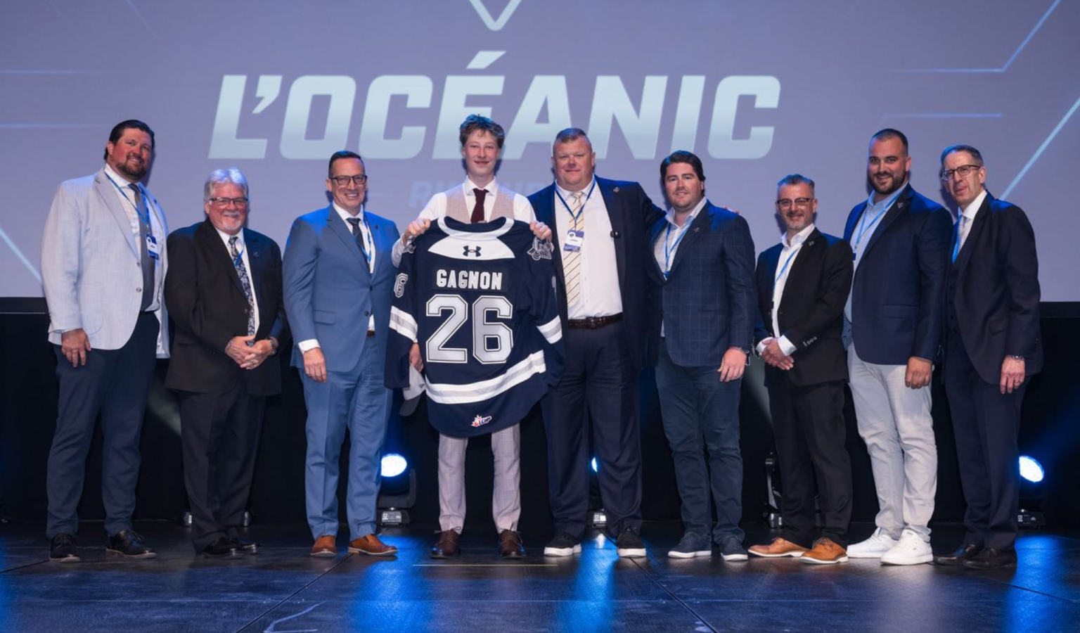 Repêchage LHJMQ 2026 : l’Océanic repêche Justin Gagnon | Journal Le Soir